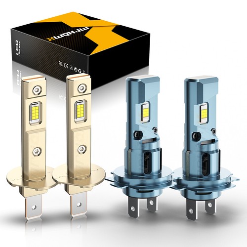 For Renault Logan 2015-2019 LED Bulbs H1 H7 Headlight High/Low Beam ...