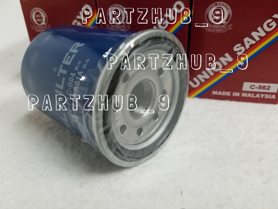 Set of 6 Oil Filter Union Sangyo For Honda Civic CR-V Accord Acura ILX ...