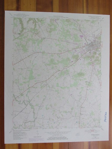 Russellville Kentucky 1984 Original Vintage USGS Topo Map | eBay
