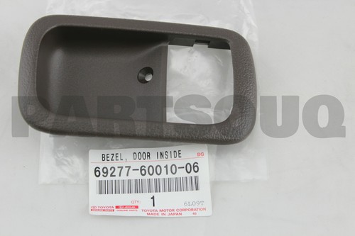 692776001006 Genuine Toyota BEZEL, FRONT DOOR INSIDE HANDLE, RH 69277 ...