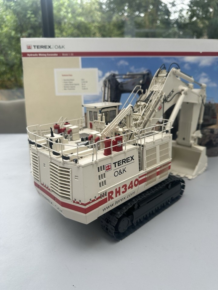 RH340 BACKHOE excavator O&K Mining Model 1/50 | eBay UK
