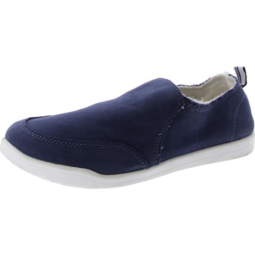 Vionic Beach Womens Malibu Navy Canvas Flats Shoes 7 Medium (B,M) BHFO ...