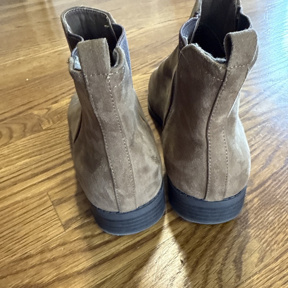 Primark Chelsea Boots 10 Cognac Ankle Booties Vegan Suede Capsule ...