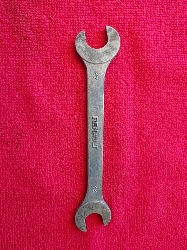 Vintage Renault 14mm/17mm Open Metric Wrench Original Tool Made In ...