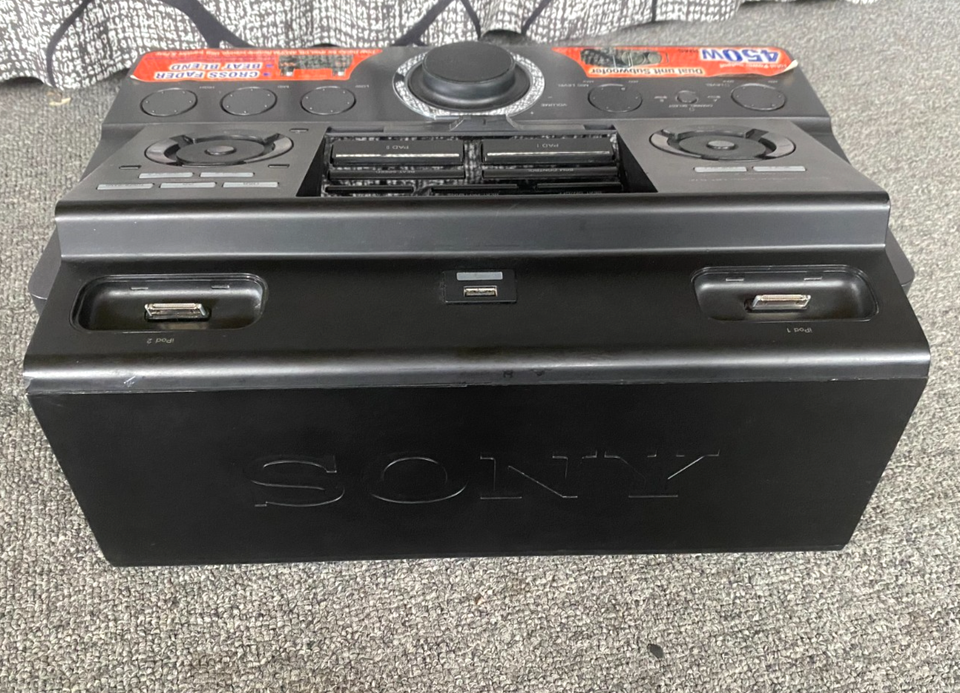 Sony HCD-DJ2i XROSS FADE DJ System CD AM/FM Dual iPod Docks, USB ...
