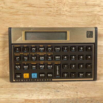 HP 12C Platinum Handheld 120 Built-In Functions Financial Business ...