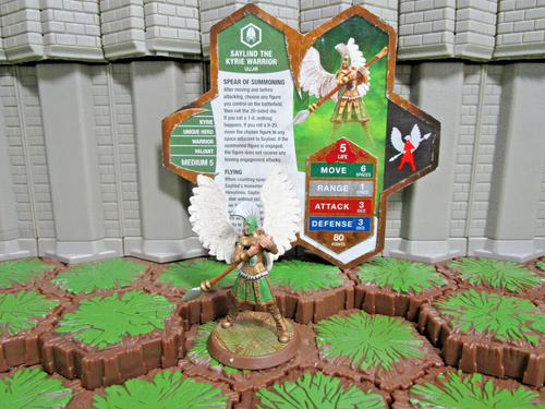 Heroscape Saylind the Kyrie Warrior - Jandar's Oath - 1 Figure 1 Card ...