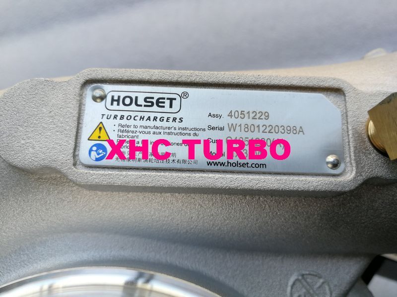 NEW GENUINE HOLSET HX35W 4051229 4051230 CUMMINS 6BTA 5.9L Turbocharger ...