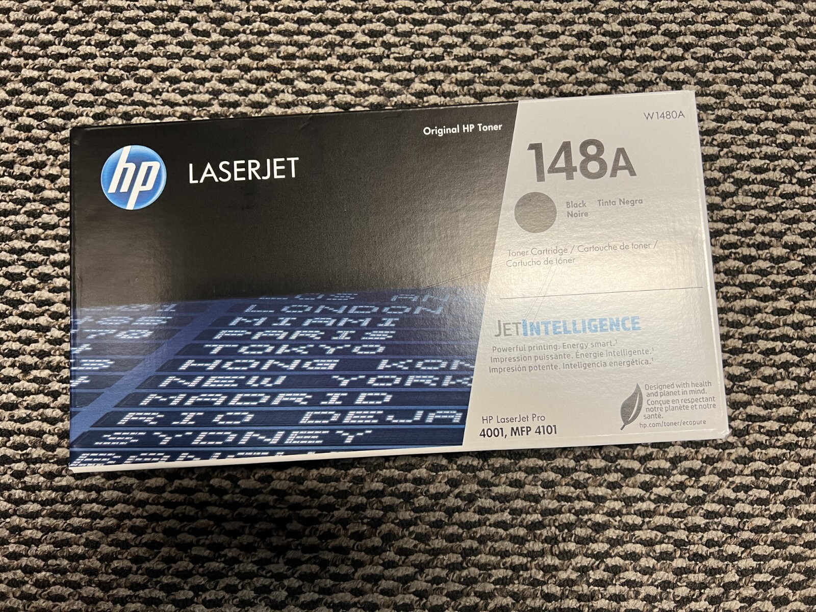 HP 148A Black Toner Cartridge - W1480A - Genuine HP 194850663338 | eBay