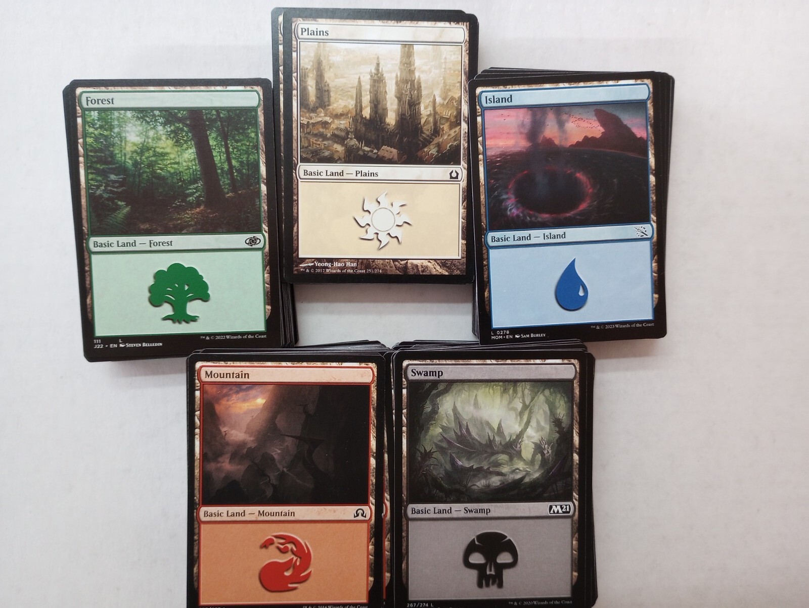 Magic The Gathering MTG Forest Basic Land Lot (24 Cards) | eBay