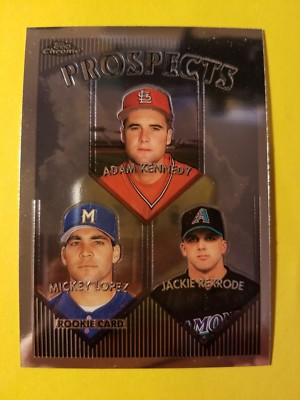 ADAM KENNEDY - MICKEY LOPEZ - REXRODE - RC ROOKIE #433 * 1999 TOPPS ...
