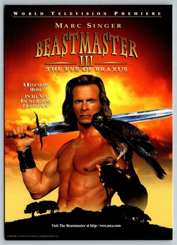 Beastmaster 3 Marc Singer Replica Poster Postcard | eBay