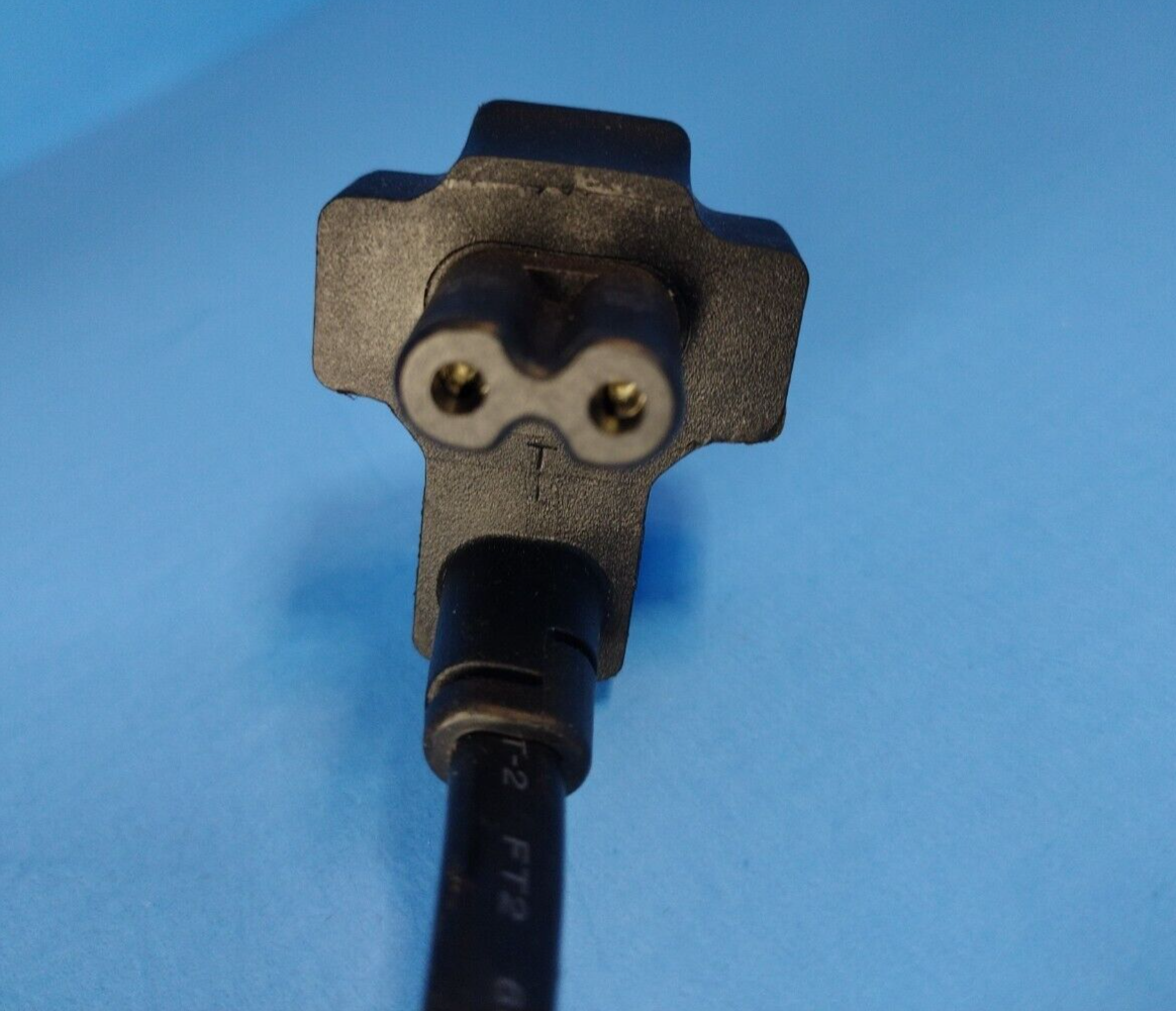 Dell 3ft Hammer-Head 2-Prong Power Cord for PA-10 PA-12 AC Adapter ...