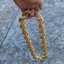 Mens 14k Gold Plated Huge Rope Hip Hop Chain 30MM x 30" Hollow Dookie ...