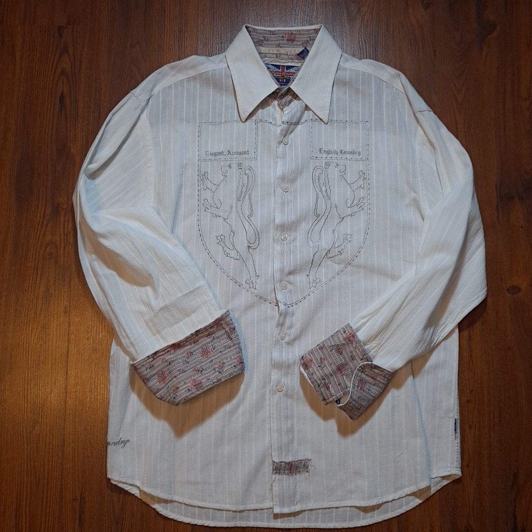 Christopher Wicks English Laundry Men's Hand Made & Embroidered Size XL ...
