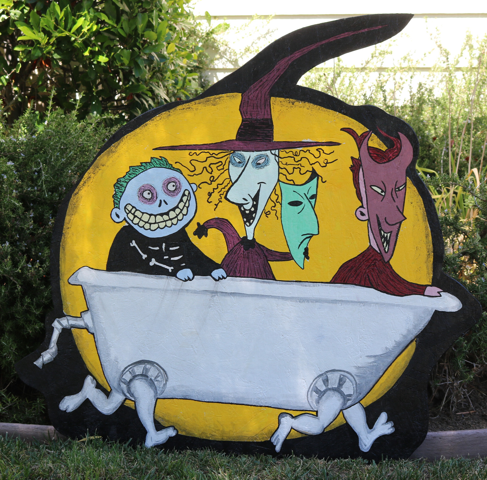 LOCK, SHOCK & BARREL from NIGHTMARE BEFORE CHRISTMAS ~ HALLOWEEN LAWN ...