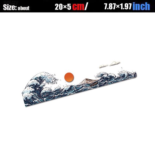 Ocean Waves Surge Car Stickers JDM Decal Auto Vinyl Door Window ...