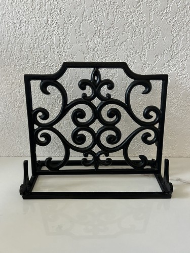 Cast Iron Cookbook Holder Metal Stand Recipe Book Holder Bible Stand | eBay