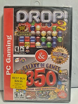 PC Gaming: Drop 2 and Galaxy of Games 350 twin pack New Sealed ...