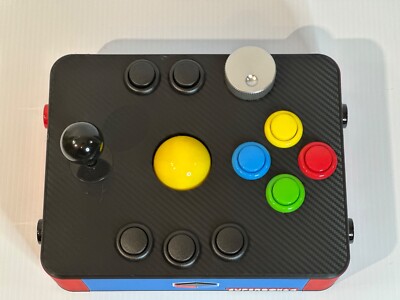 Retro Arcade Game Console Yellow Trackball Spinner Joystick GB RAM ...