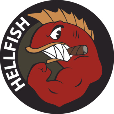 Hellfish sticker the simpsons logo skate cell laptop bumper vinyl decal | eBay