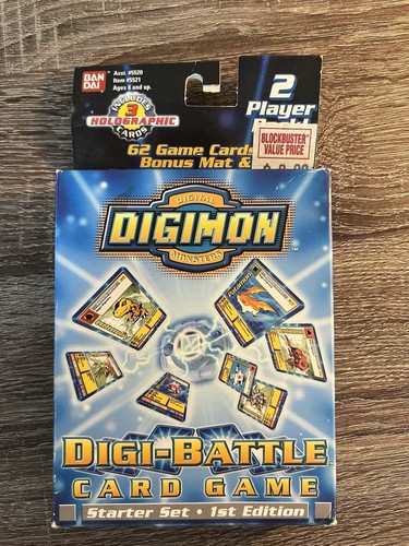 Vintage Digimon Trading Cards Digi Battle Card Game Starter Set ...