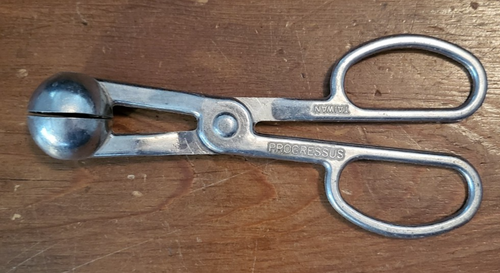 Vintage PROGRESSUS Aluminum Metal Melon Baller Scoop Tongs Taiwan | eBay