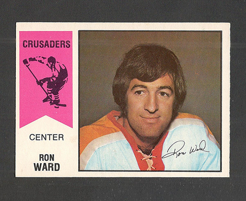 1974-75 RON WARD #21 EX-MT+ OPC ** Key Cleveland Crusaders Star WHA ...