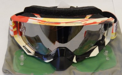 Scott Motorcycle/ATV Tyrant Goggles Paint Orange/ Chrome Works Lens | eBay