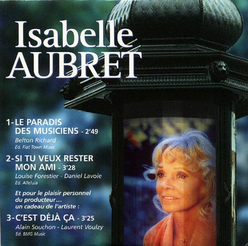 ISABELLE AUBRET - LE PARADIS DES MUSICIENS (CD) 3 Titres (NEUF Sous ...