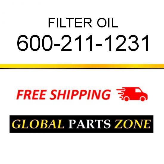 KOMATSU 600-211-1231 - cross reference oil filters | oilfilter ...