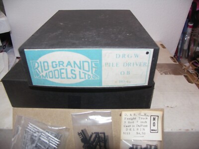 RIO GRANDE MODELS HOn3 D*RGW 'OB' PILE DRIVER KIT NEW/UNBUILT/OB ...