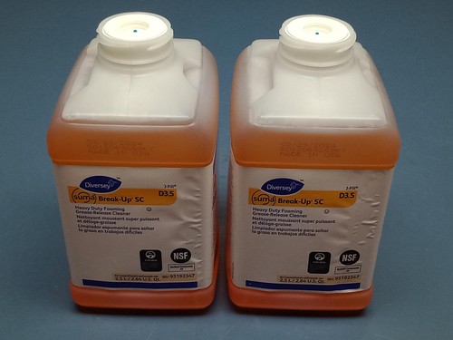 (2 Bottles) Diversey Suma Break-UP SC Heavy Duty Foaming Grease-Release ...