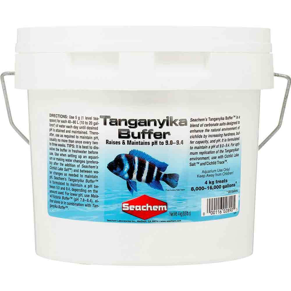 Seachem Tanganyika Buffer 4kg - African Cichlids High pH 9.0 - 9.4 Fish ...