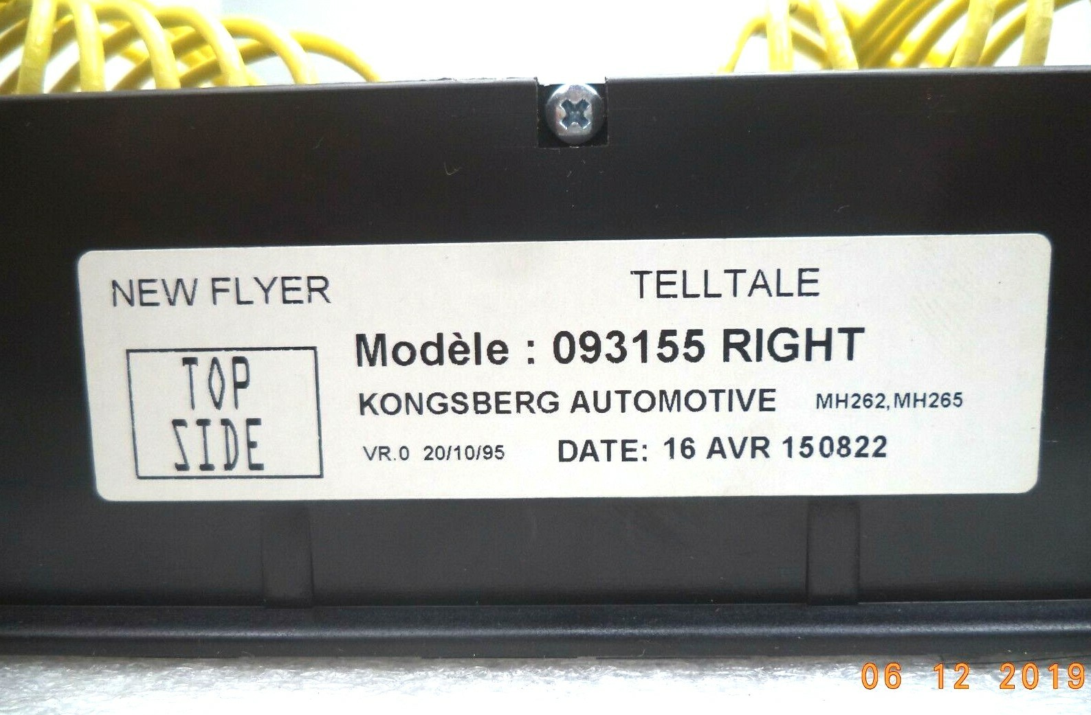 New Flyer Kongsberg LED MH262 MH265 Topside Telltale Indicator Strip ...