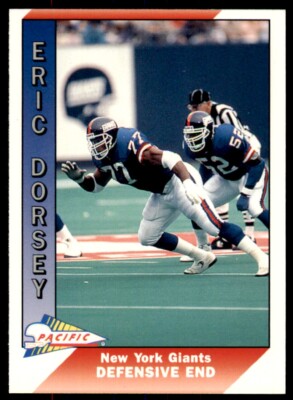 1991 Pacific Eric Dorsey . New York Giants #344 | eBay