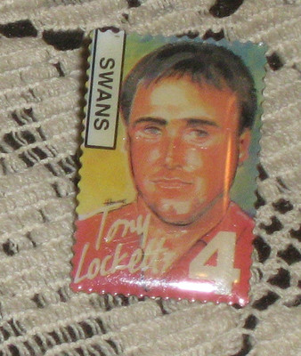 Tony Lockett Swans Badge Club 10 | eBay