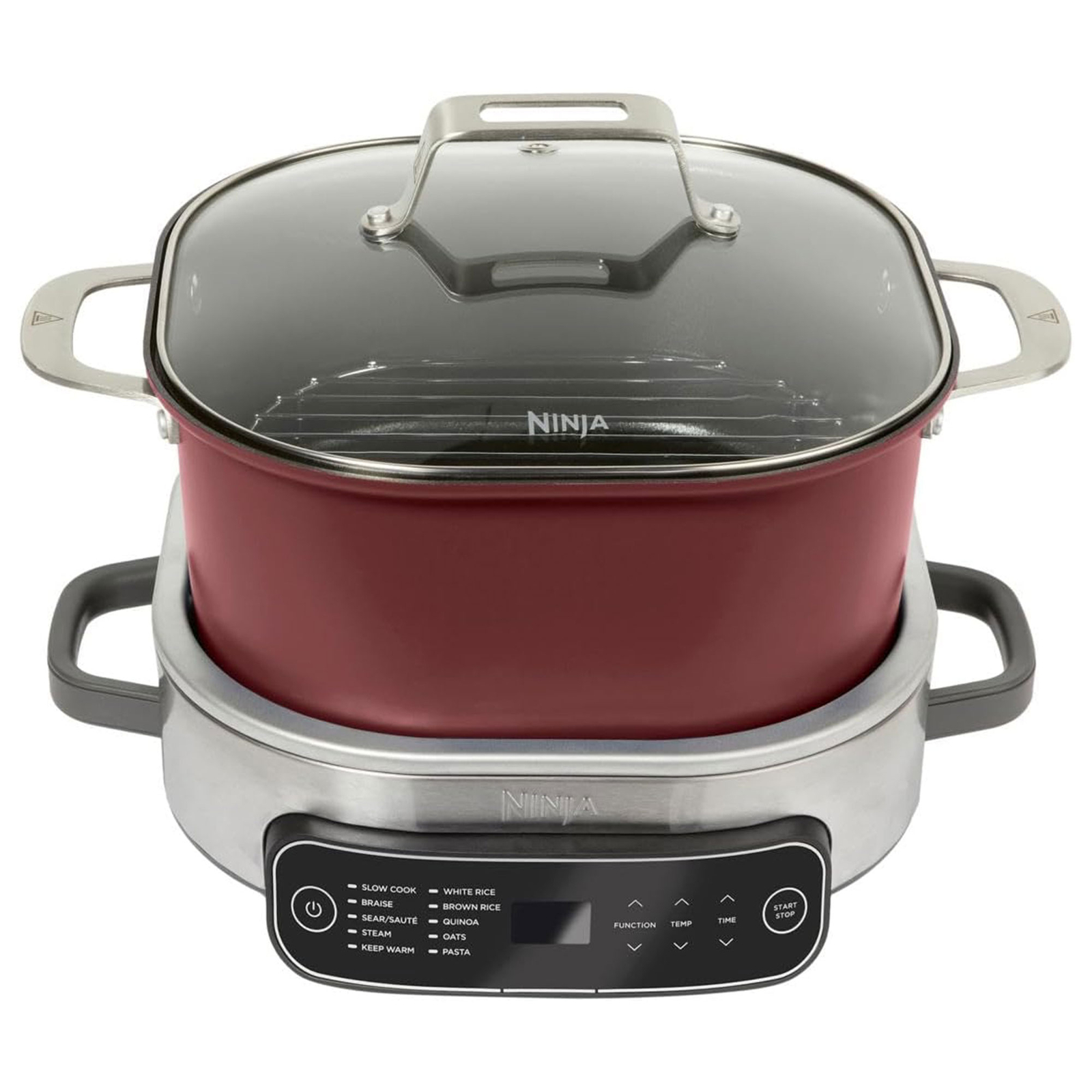 Ninja 8 In 1 Foodi Everyday Possible Cooker Pro, Merlot, (Open Box) | eBay