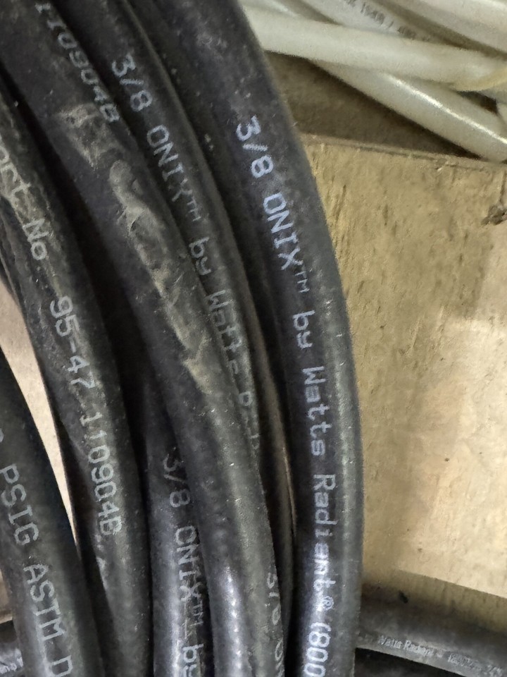 Watts 3/8” Onix Radiant Heating Hose 50’ | eBay