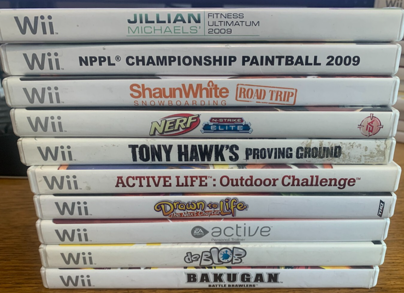 Nintendo Wii Games Lot of 10 Games and Cases | eBay