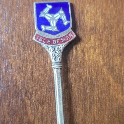 souvenir spoon from the Isle of Man | eBay