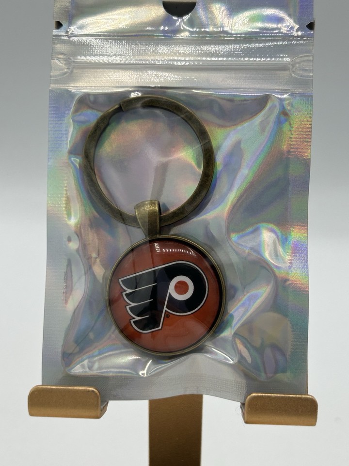 Philadelphia Flyers Pendant Acrylic/Metal Key Chain NHL Hockey Car Key ...