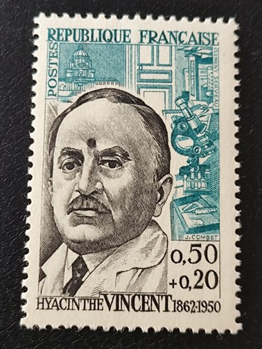 VARIÉTÉ - H.Vincent , Maury 1350 tâche noire sur le front | eBay