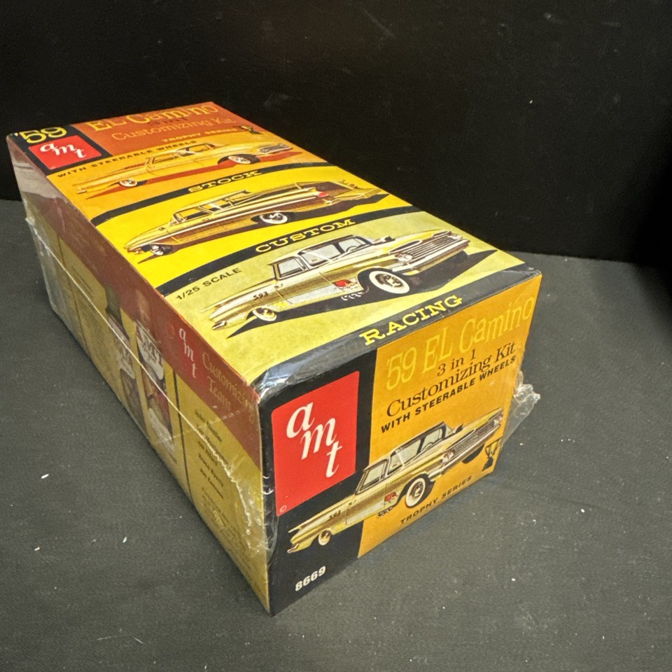 AMT '59 El Camino 3 in 1 model kit 2759-150 New Sealed Vintage 1997 Old ...