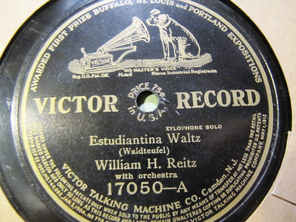 1911 VAUDEVILLE GUIDO GIALDINI Whistler William Reitz XYLOPHONE Marimba ...