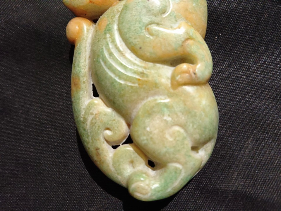 Special Chinese Old Jade Hand Carved *Legendary Beast PiXiu* Pendant ...