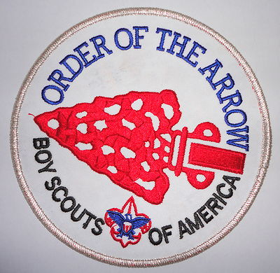 Order of the Arrow Arrowhead 6" Jacket Patch - OA Boy Scouts of America ...