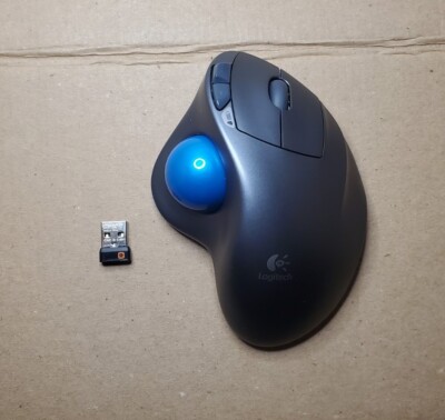 Logitech M570 Wireless Trackball Mouse With Receiver / Dongle - Tested ...