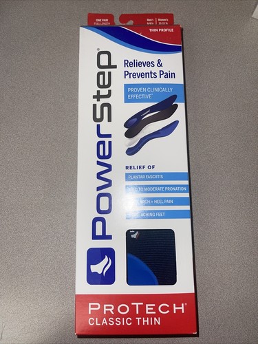 Powerstep ProTech Full Length Orthotic Insole - Size F Mens 9-9.5 ...