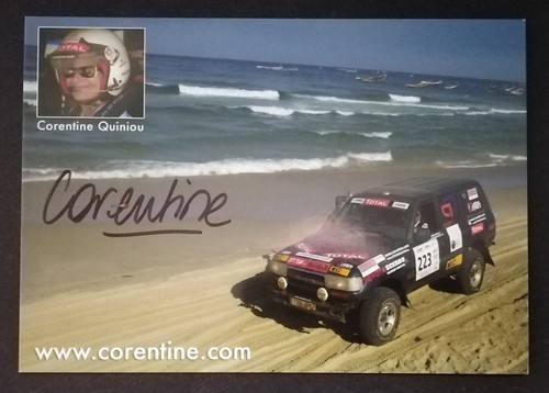 2867 Corentine Quiniou France Motorsport Rallye Autogrammkarte original ...